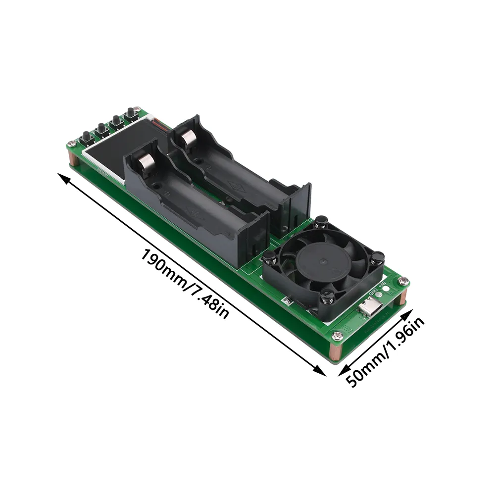 Dual Channel 18650 Battery Capacity Tester With Internal Resistance ...
