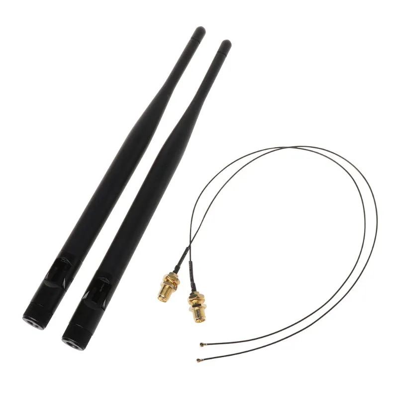 DHgate.com:2x 6dBi M.2 IPEX MHF4 U.fl Cable to RP-SMA Wifi Antenna ...