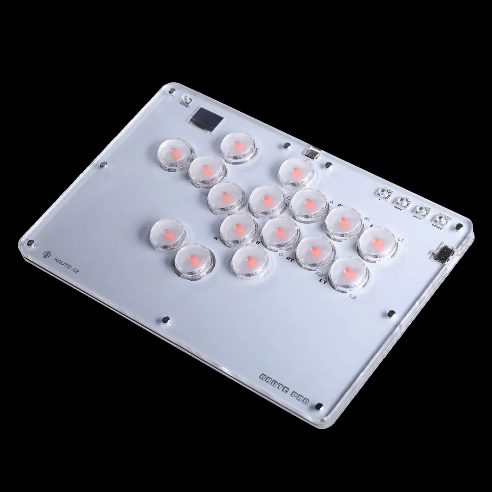 Haute42 Arcade Joystick Hitbox Leverless Controller Arcade Fighting ...