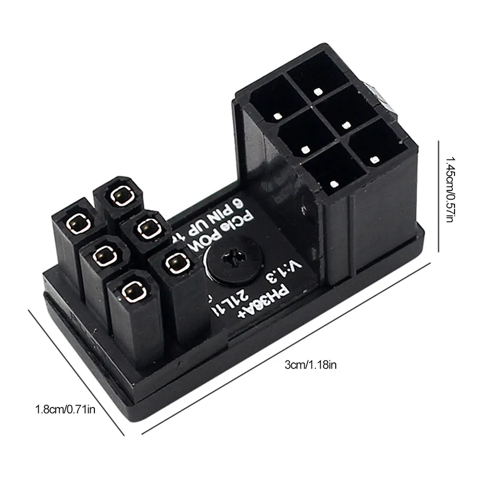 DHgate.com:8-Pin GPU Power Board 6-Pin GPU PCIe 180° Angle Power ...
