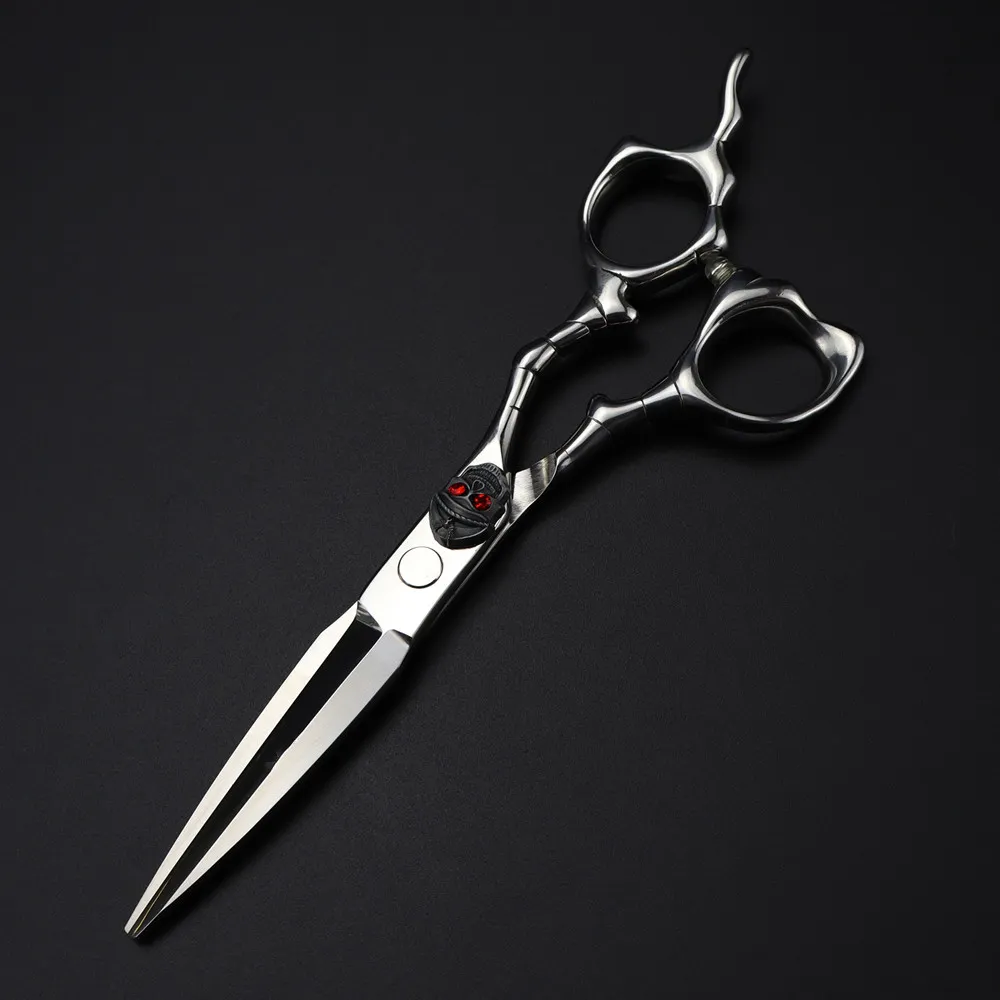 Sharp Hair Scissors, Professional Haircut Shears: 6'' Skull Design Hair ...