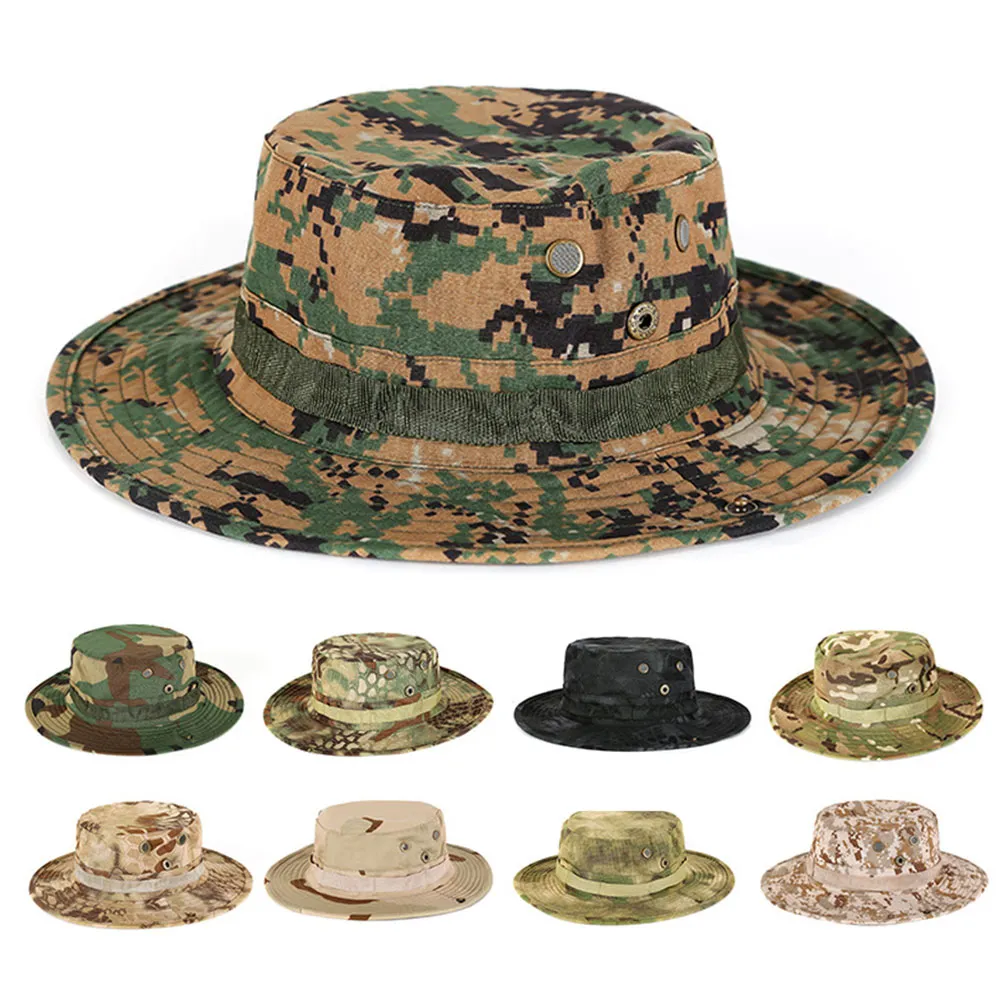 Tactical Camouflage Men's Mossy Oak Boonie Hat For Outdoor Activities ...