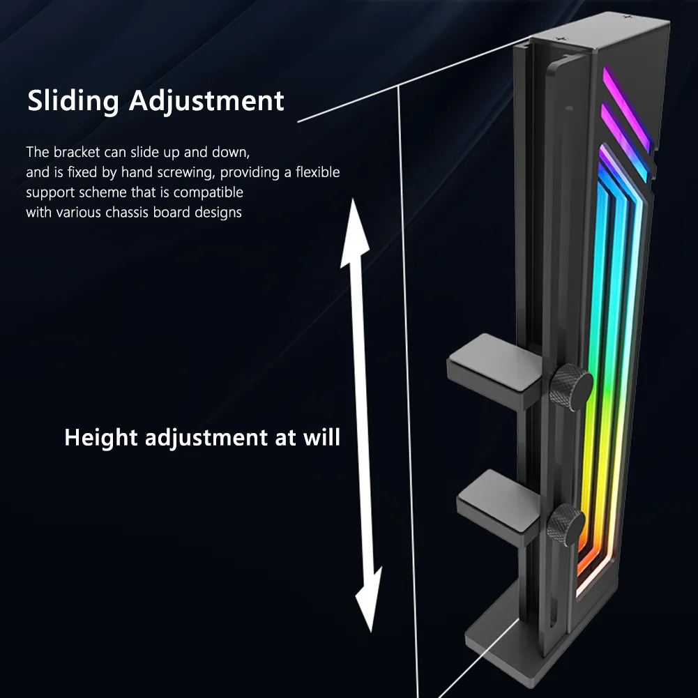 Custom USB Pen Drives & ARGB GPU Video Card Holder: Adjustable, Anti ...