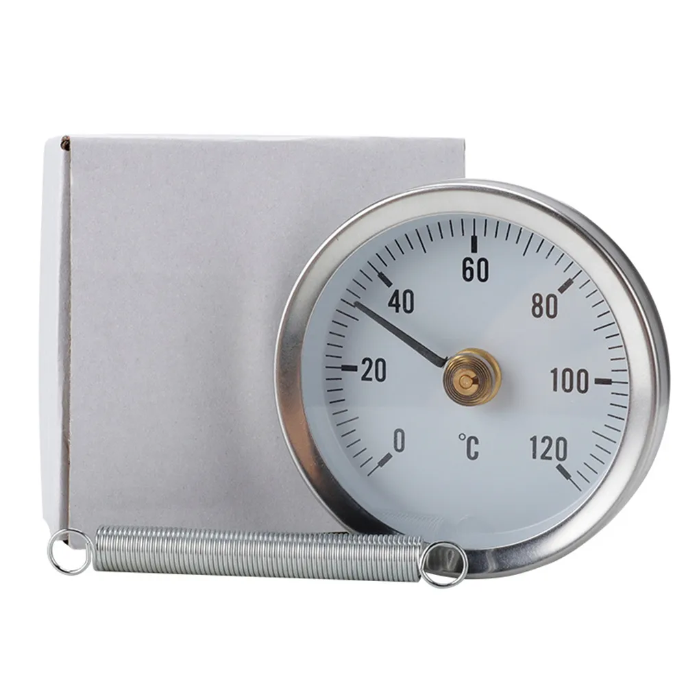 DHgate.com:Clip-On Dial Thermometer, Pipe Surface Temp Gauge, Spring-Loaded, 0-120°C for Water ...