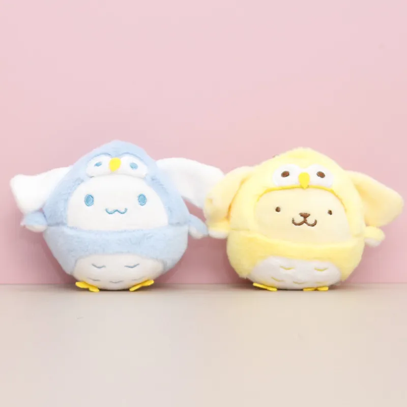 Kuromi's Cross Dressing Owl Minion Soft Toy Set Yugui, Letty, Pacha ...