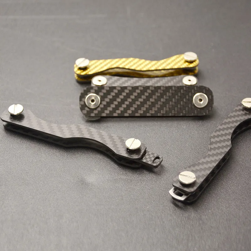 Carbon Fiber Key Organizer: Smart Key Wallet, DIY Keychain, EDC Pocket ...