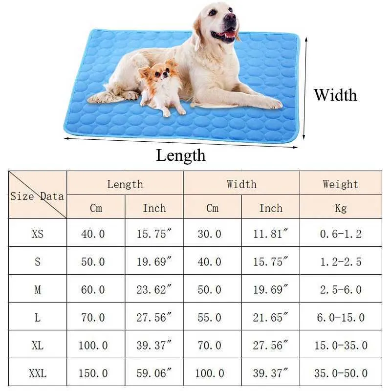 DHgate.com:Cooling Pet Mat for Large Dogs - Ice Gel Pad, Washable ...