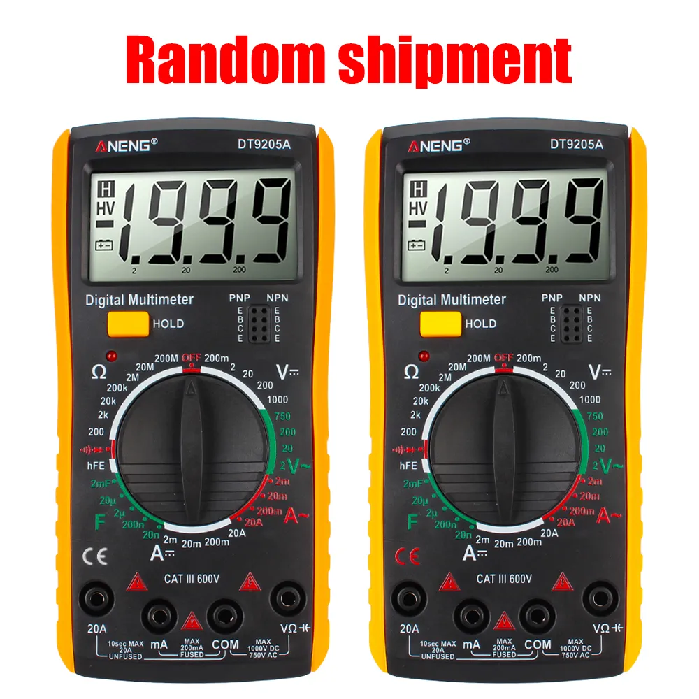 Professional Multimeter Tester for Voltage, Current, Resistance, and ...