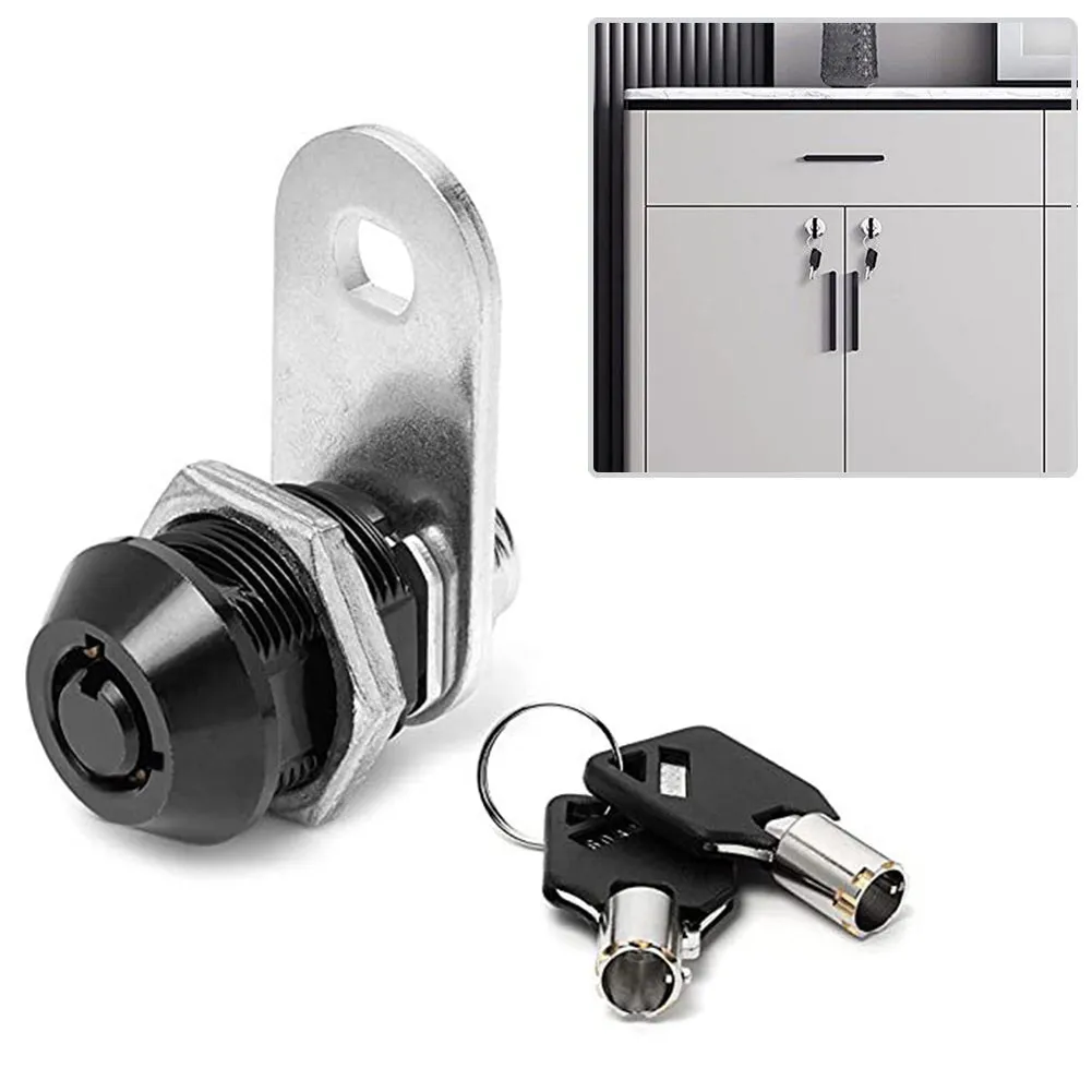 Drawer Cabinet Lock Mailbox Cam Lock Cupboard Door Tongue Lock With 2 ...