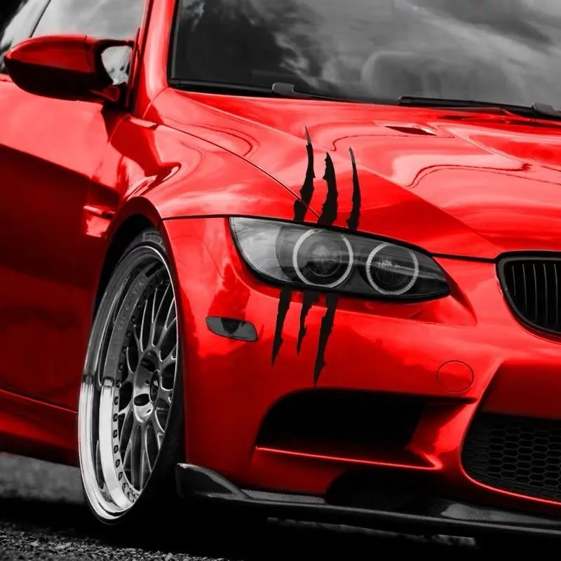 Reflective Monster Claw decals on cars - Scratch Stripe for Auto ...