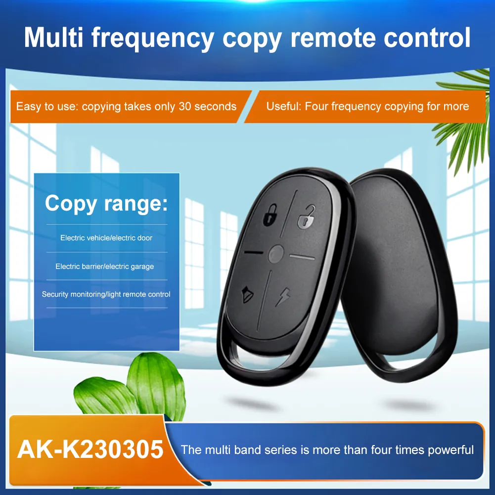 Copy Remote Control: Universal 4-Button Gate Opener Controller 315MHz ...