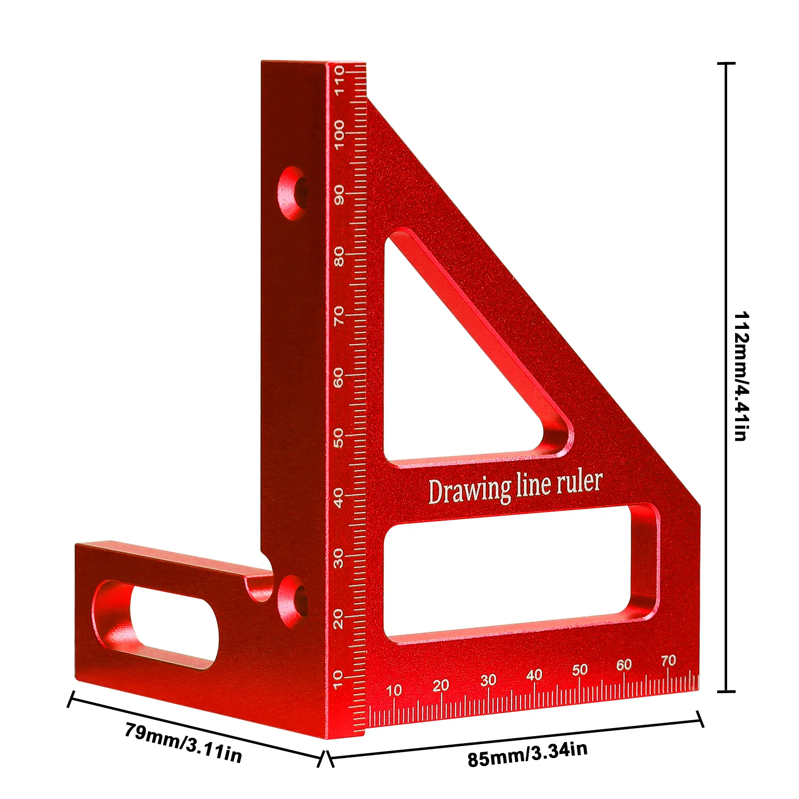 DHgate.com:Aluminum Alloy Multi Angle Measuring Ruler Woodworking ...