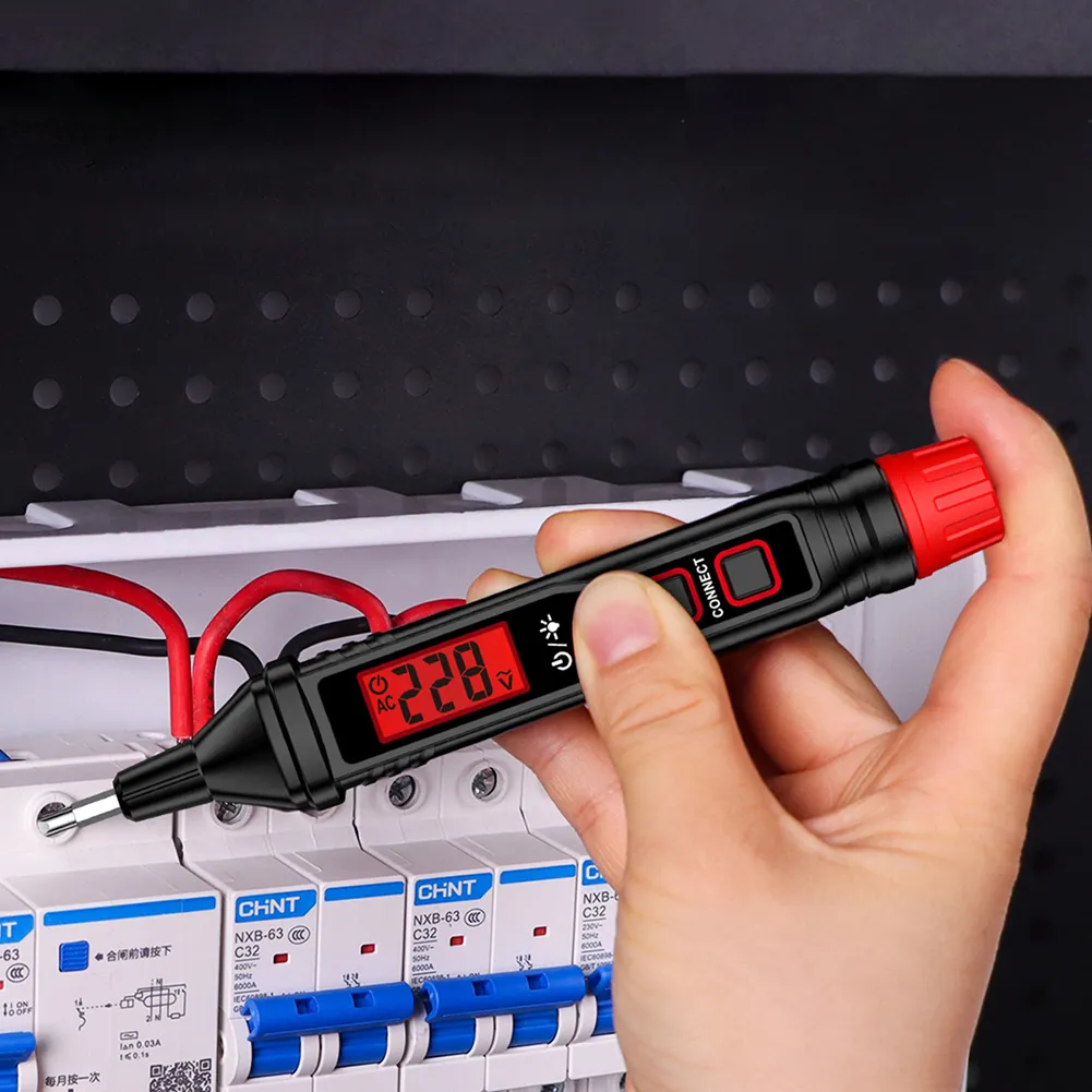 Voltage Detector Smart Non-Contact Voltage Tester Pen, Ac 12~300V ...