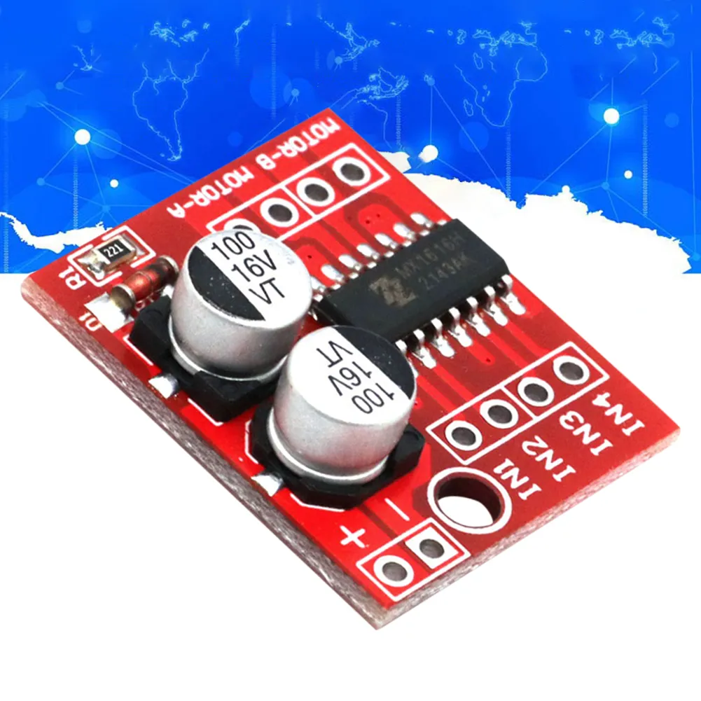 1 MX1508 DC Motor Driver Module 2V 10V 1.5A 2 Way Reversing PWM Speed Dual H Bridge Stepper ...