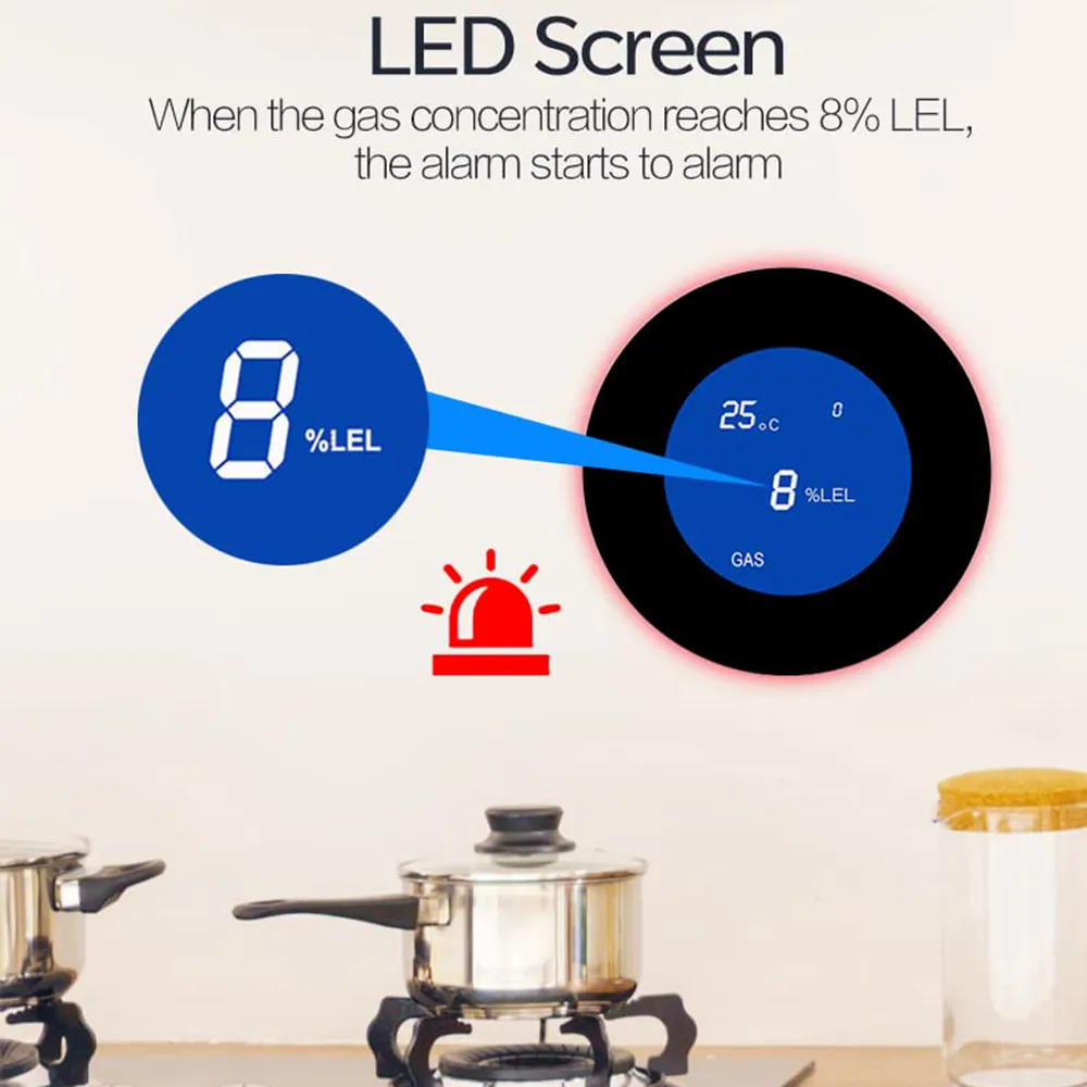 DHgate.com:2024WiFi Gas Leak Detector, Smart LPG Natural Gas Detector ...