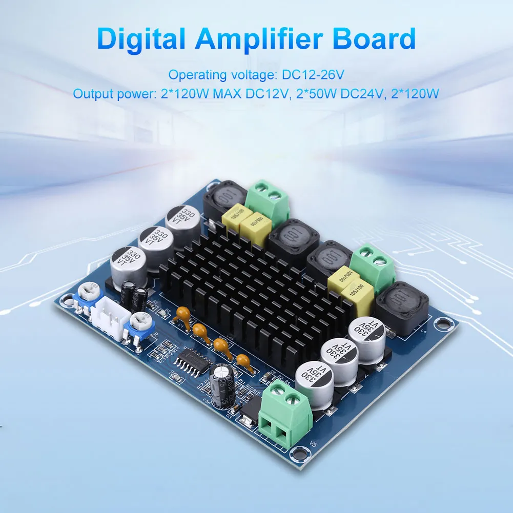 DHgate.com:2024 Upgraded TPA3116D2 120W x 2 Dual Channel Stereo ...