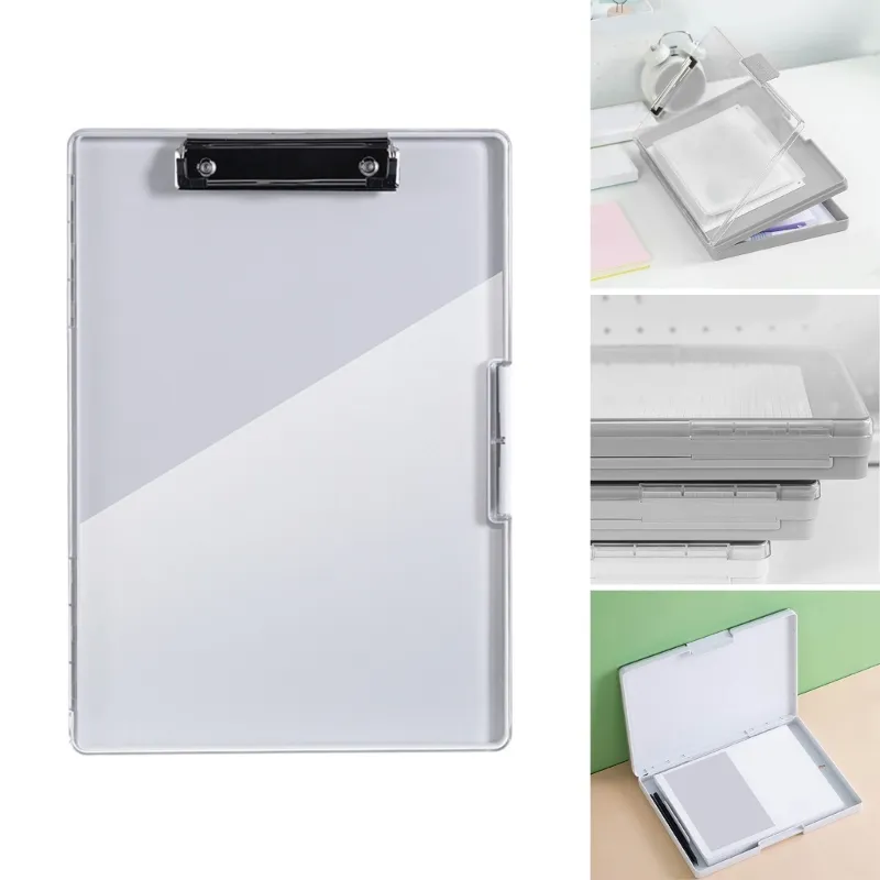 Heavy Duty A4 Clipboard with Storage - Portable Plastic Storage ...