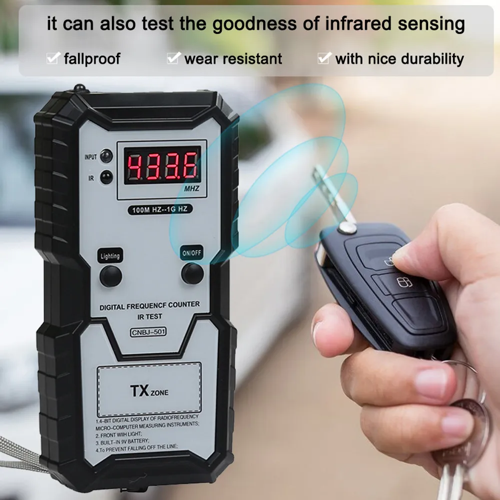 High-Precision Portable Infrared Frequency Tester for Vehicle ...