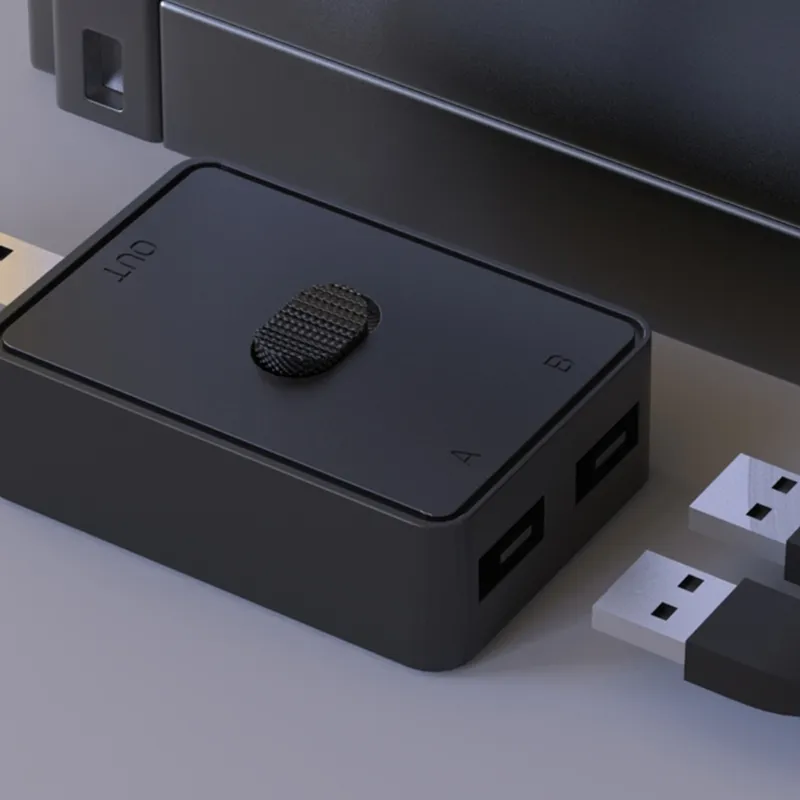 USB KVM Switches: Bi-Directional Keyboard, Mouse & Scanner Switcher for ...