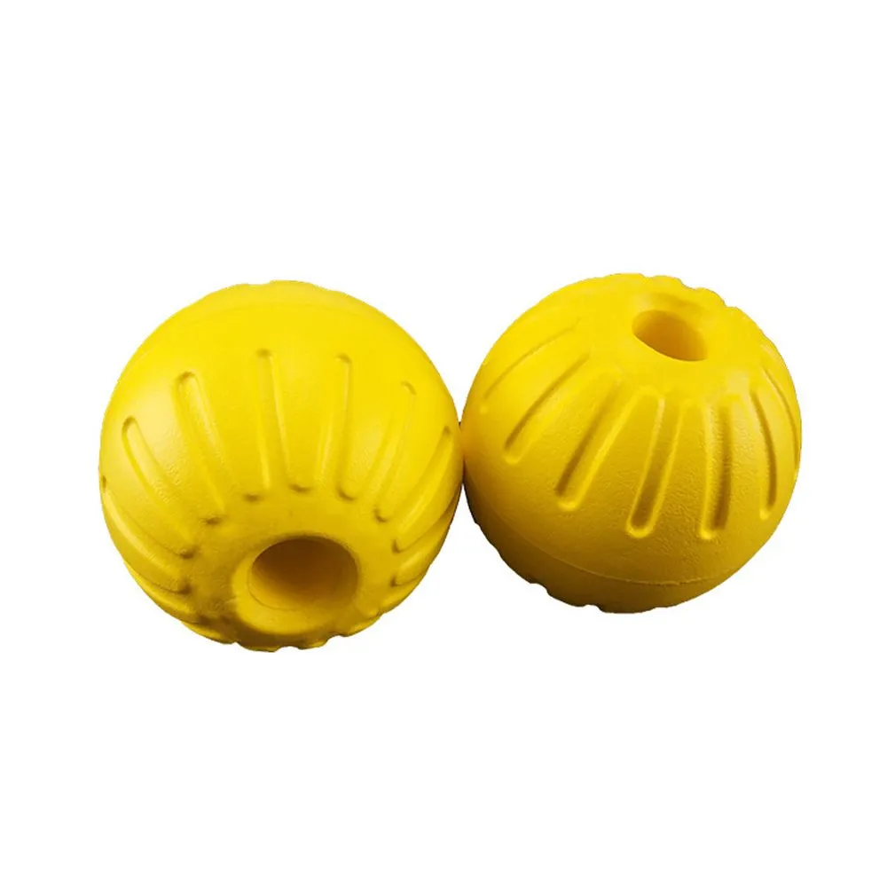Indestructible Rubber Dog Chew Ball - 7cm & 9cm, Interactive Fetch Toy ...