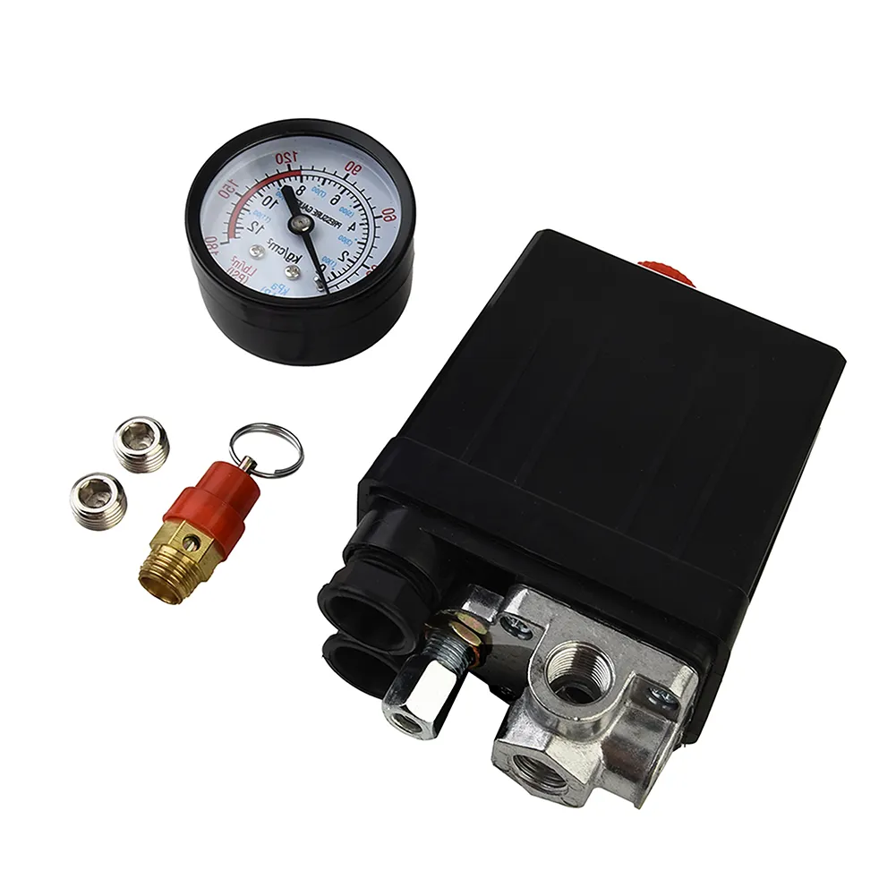 DHgate.com:Air Compressor Pressure Regulator Valve - 175psi 4 Port ...