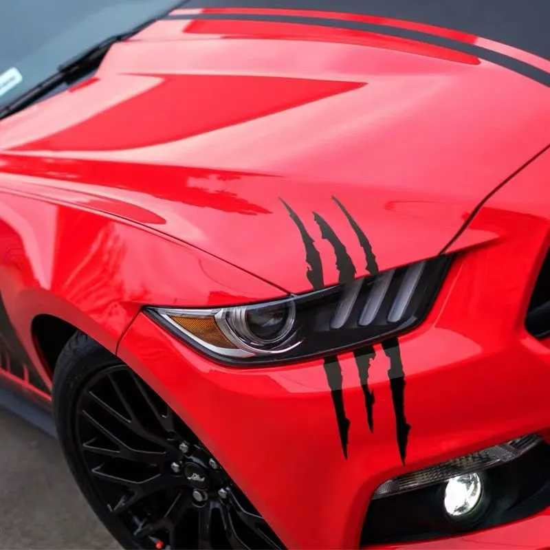 Reflective Monster Claw decals on cars - Scratch Stripe for Auto ...