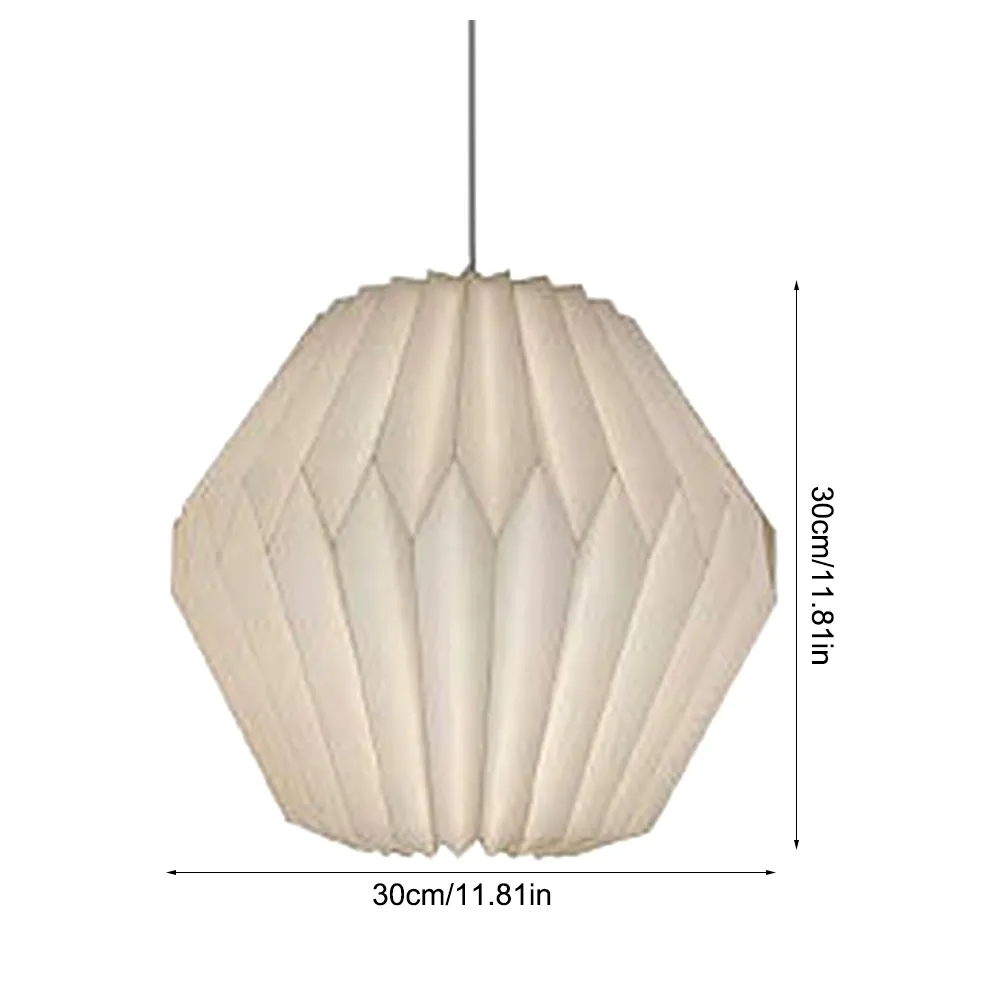 Origami Ceiling Lamp Shades - Foldable Pendant Light Covers for Bedroom ...