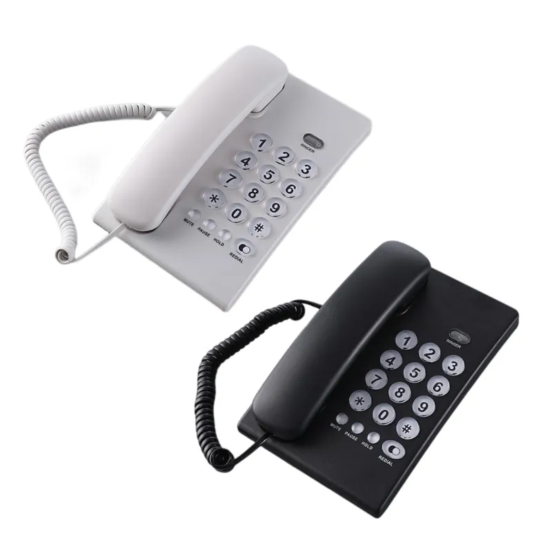 Corded Landline Telephone With Large Buttons Desk Phone For Home ...