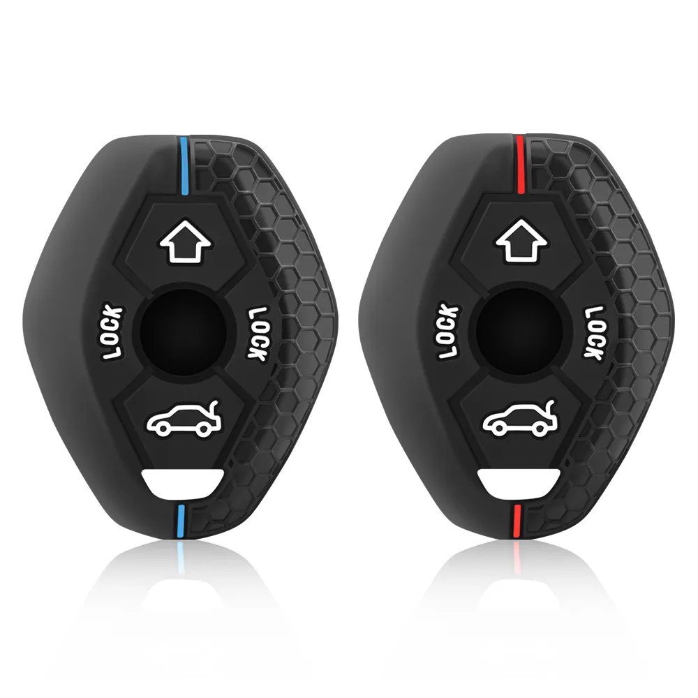 DHgate.com:Silicone Key Case Cover for BMW X5 E53 X3 F83 E46 E39 E38 ...
