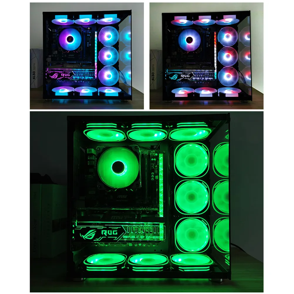 DHgate.com:Magnetic RGB PC Case LED Strip: Light Up Your Gaming Rig ...
