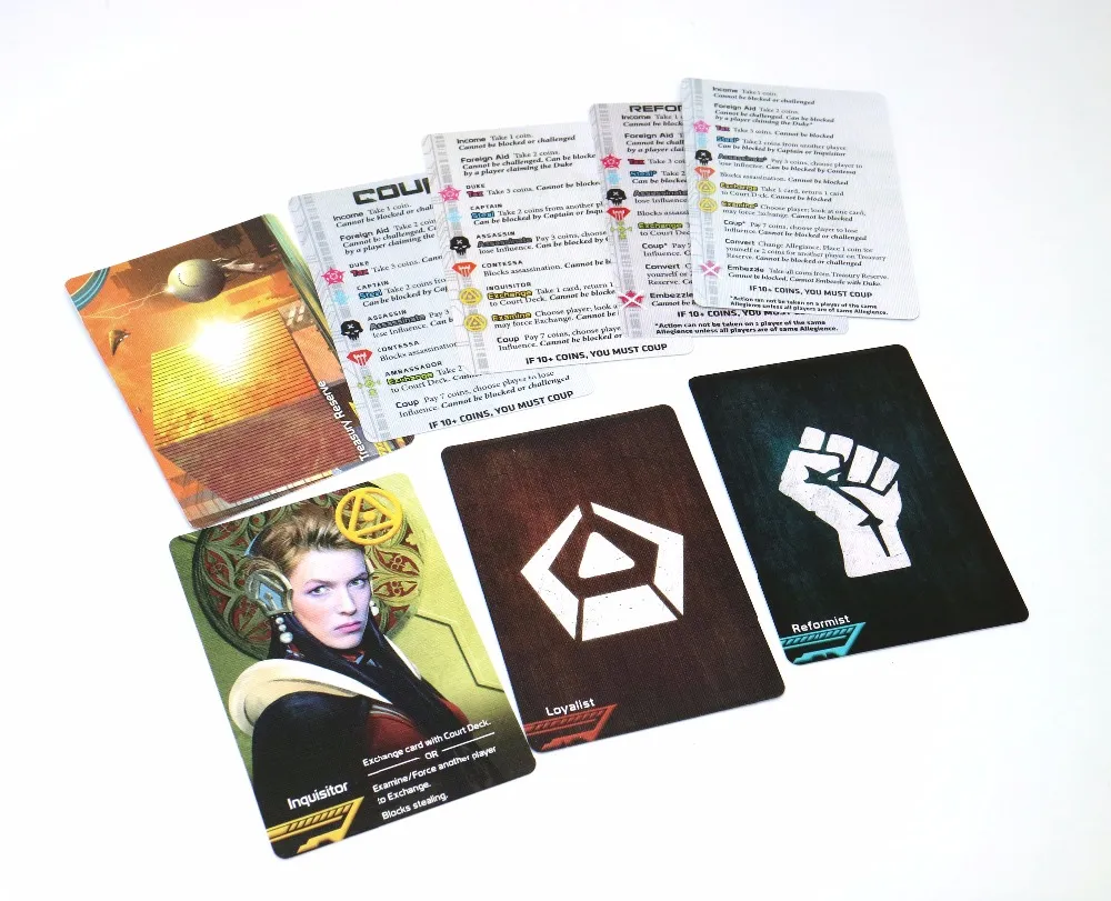 Full English Coup Party Board Game: Strategy Cards, Family Fun ...