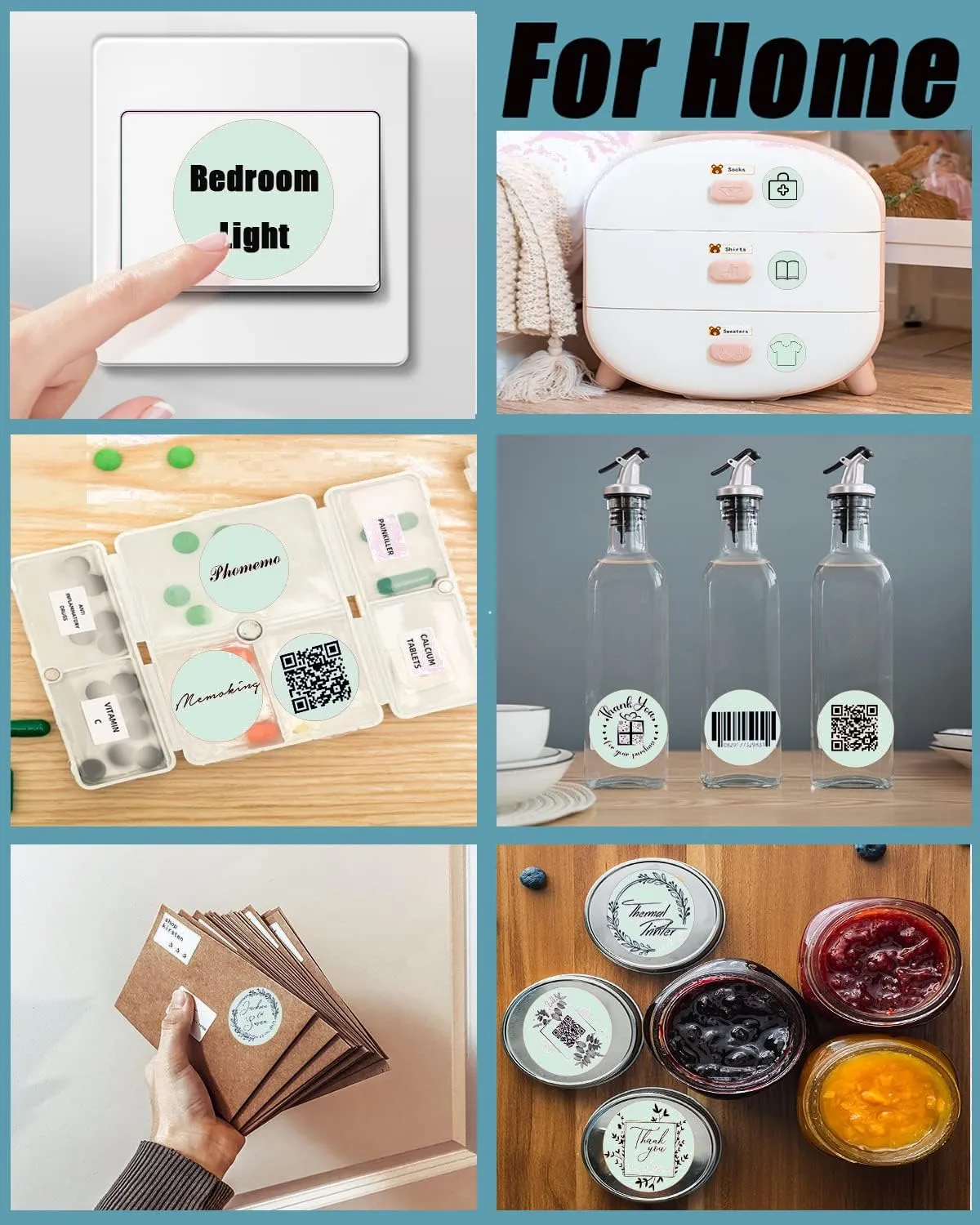 DHgate.com:Colorful Circle M110 Labels Green Label 50x50MM for M120 ...