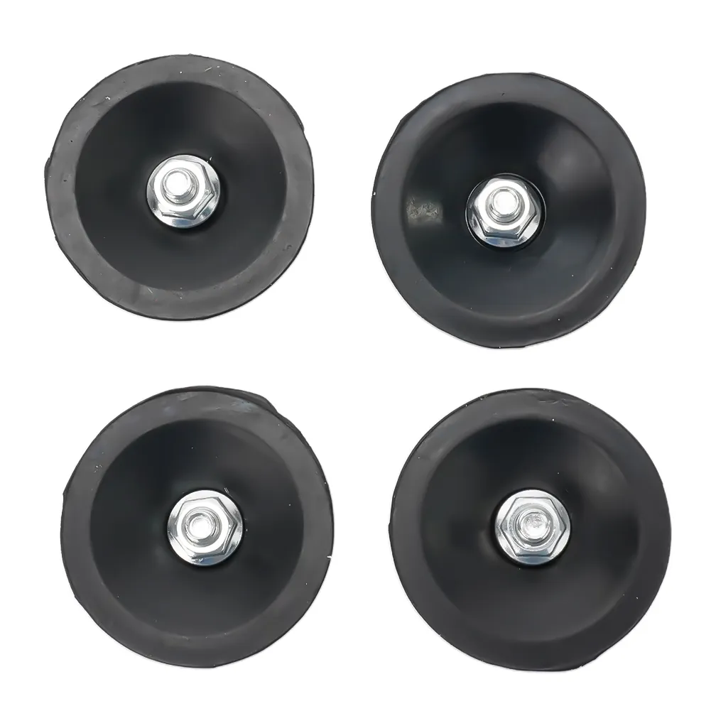 4-Pack Premium Black Rubber Air Compressor Foot Pads for Enhanced ...