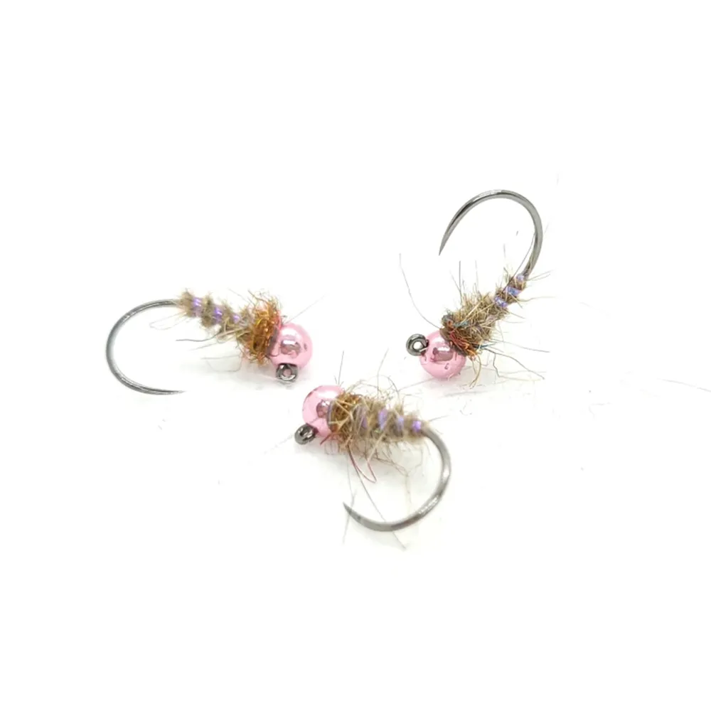 Tungsten Jig Nymphs: 2.5-3.8mm Metallic Light Pink Beads for Trout Fishing from Dhgate Braid ...