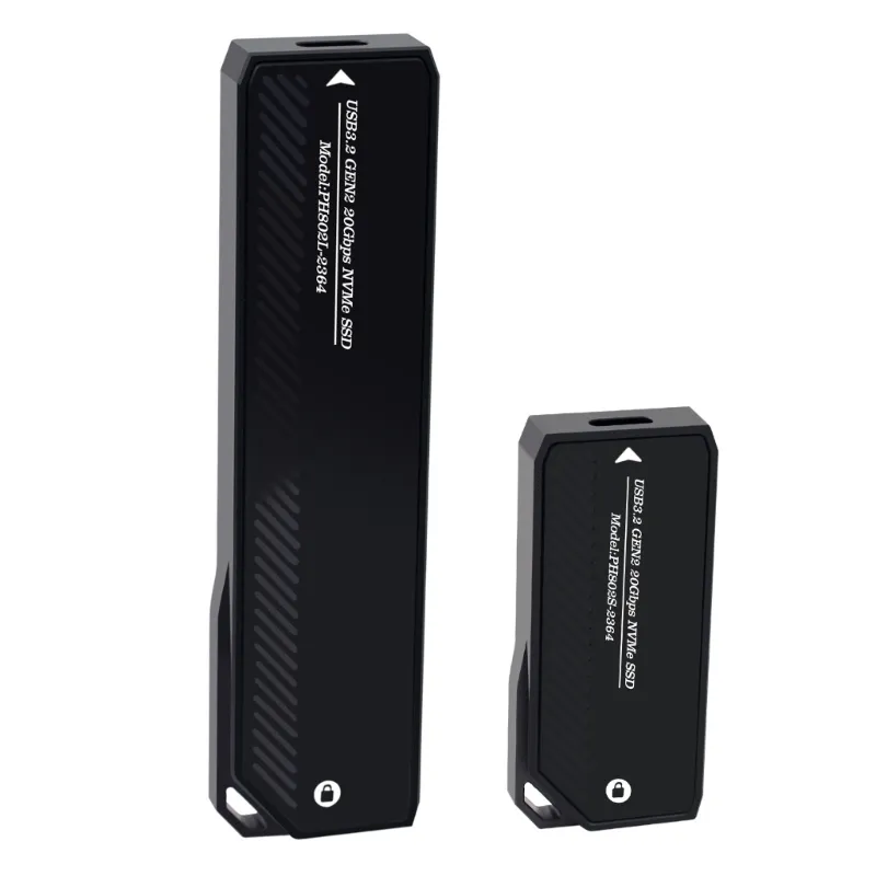 ASM2364 Chipset M.2 NVMe to USB 3.2 Gen 2x2 50Gbps External Enclosure ...