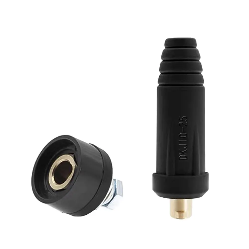 2-Piece DKJ10-25 Quick Fitting f panel cable Connector Set for TIG ...
