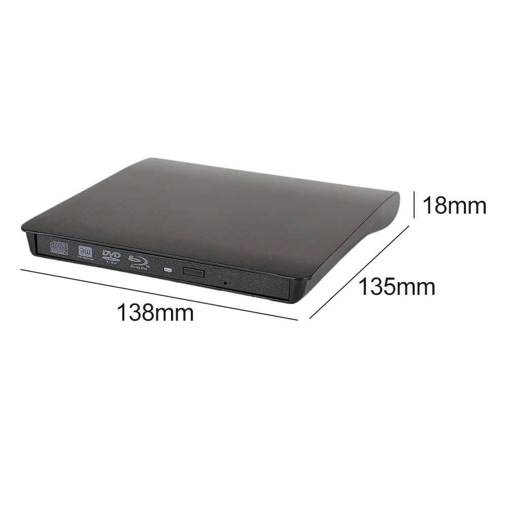 USB 3.0 Portable External CD/DVD Drive, Universal Optical Drive ...