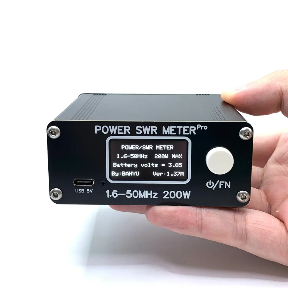 DHgate.com:200W Power SWR Meter: OLED 1.6-50MHz HF Shortwave Radio SWR ...