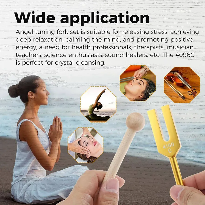 DHgate.com:3-Pack Professional Tuning Forks Set 4096Hz/4160Hz/4225Hz ...