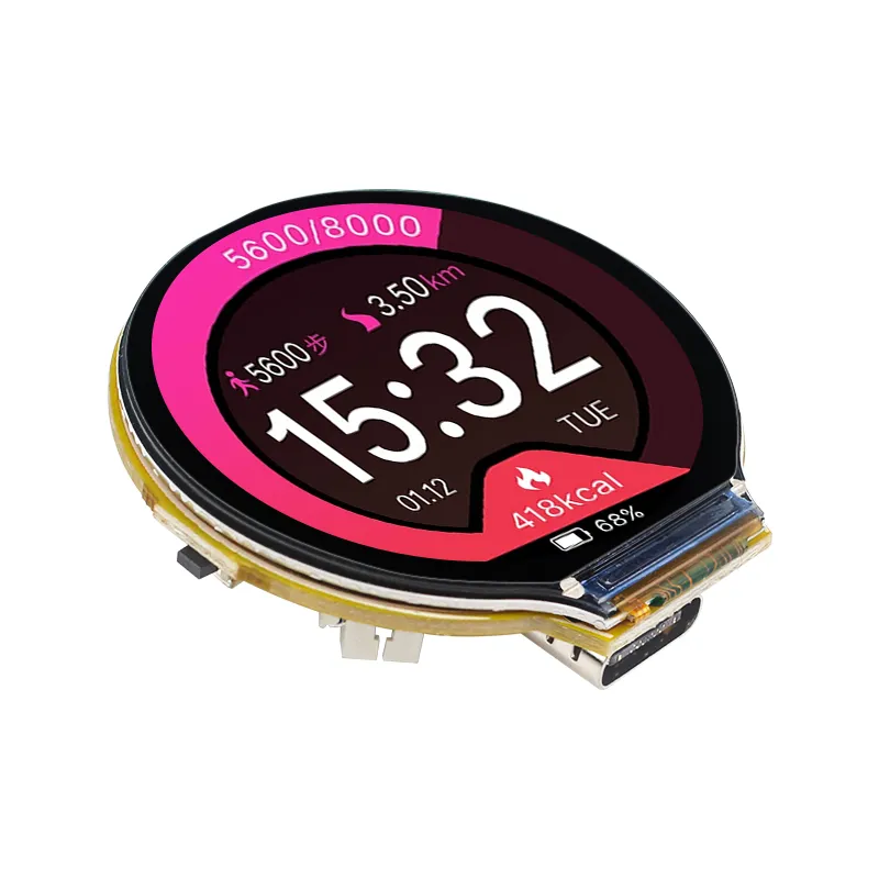 ESP32 LVGL Smart Display: 1.28 240x240 IPS LCD TFT Touchscreen Module ...