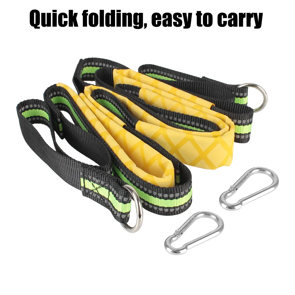 Folding Marine Soft Ladder with Reinforced Steps for Boat Boarding ...