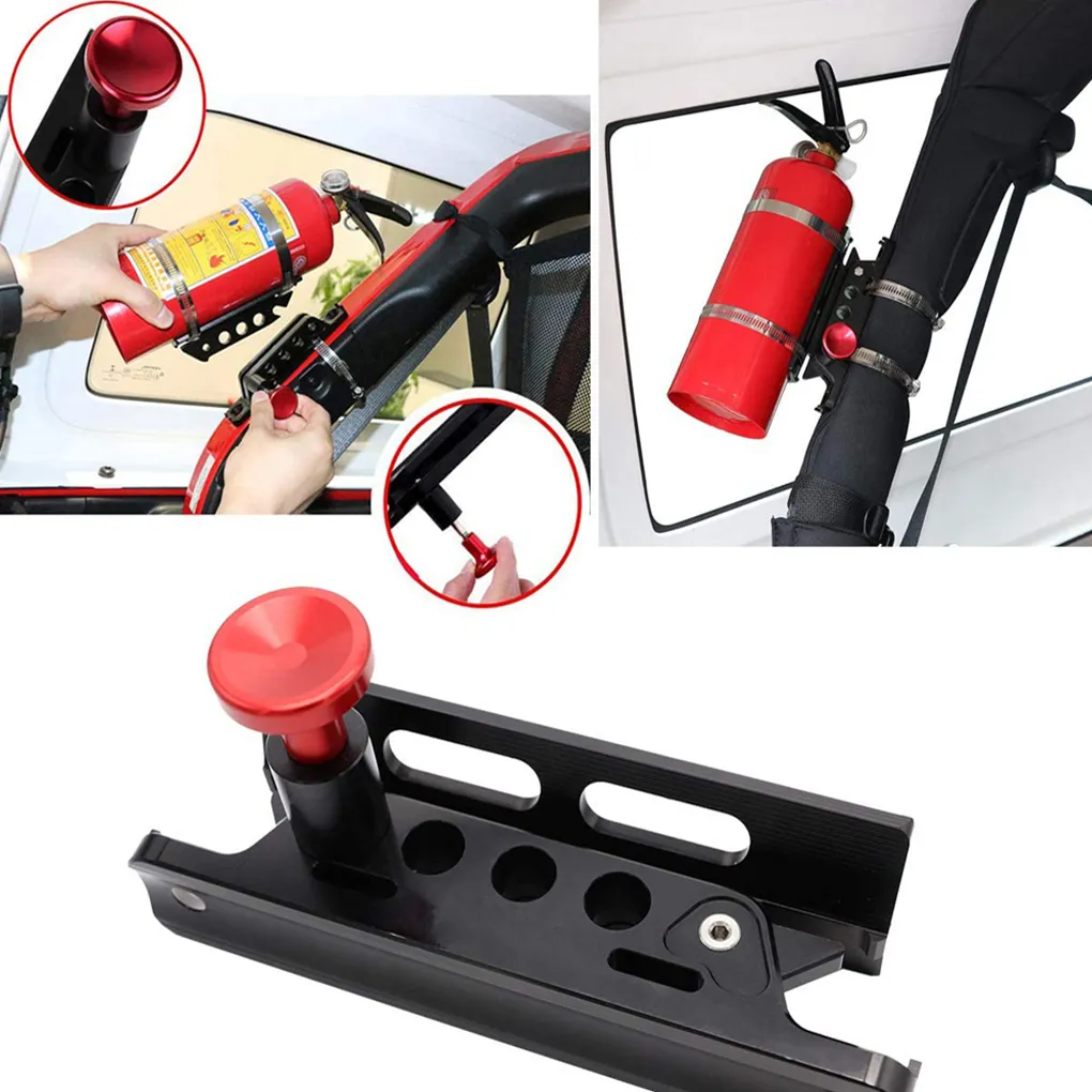 Portable ATV fire fire extinguisher Bracket with Detachable Rotary Knob ...