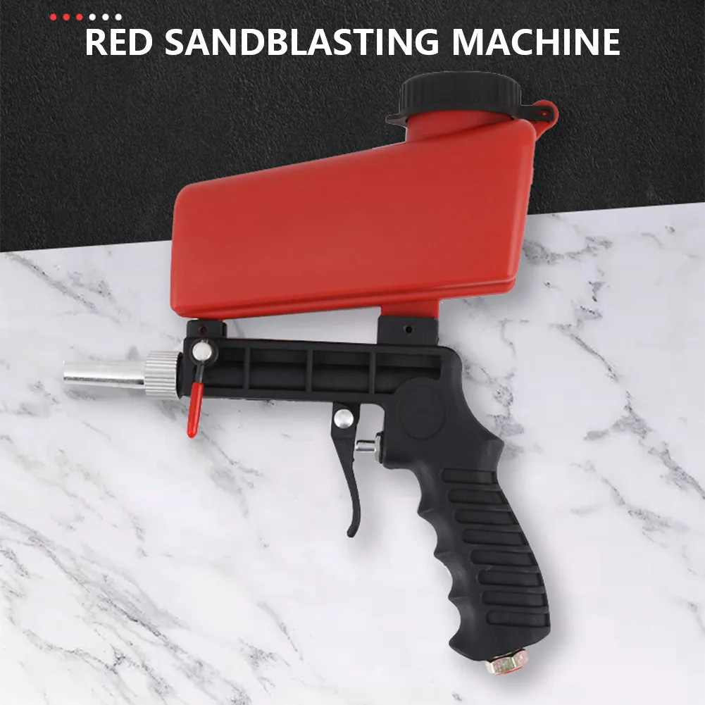 90PSI Heavy-Duty Pneumatic Sandblaster Spray Gun Kit for Rust Removal ...