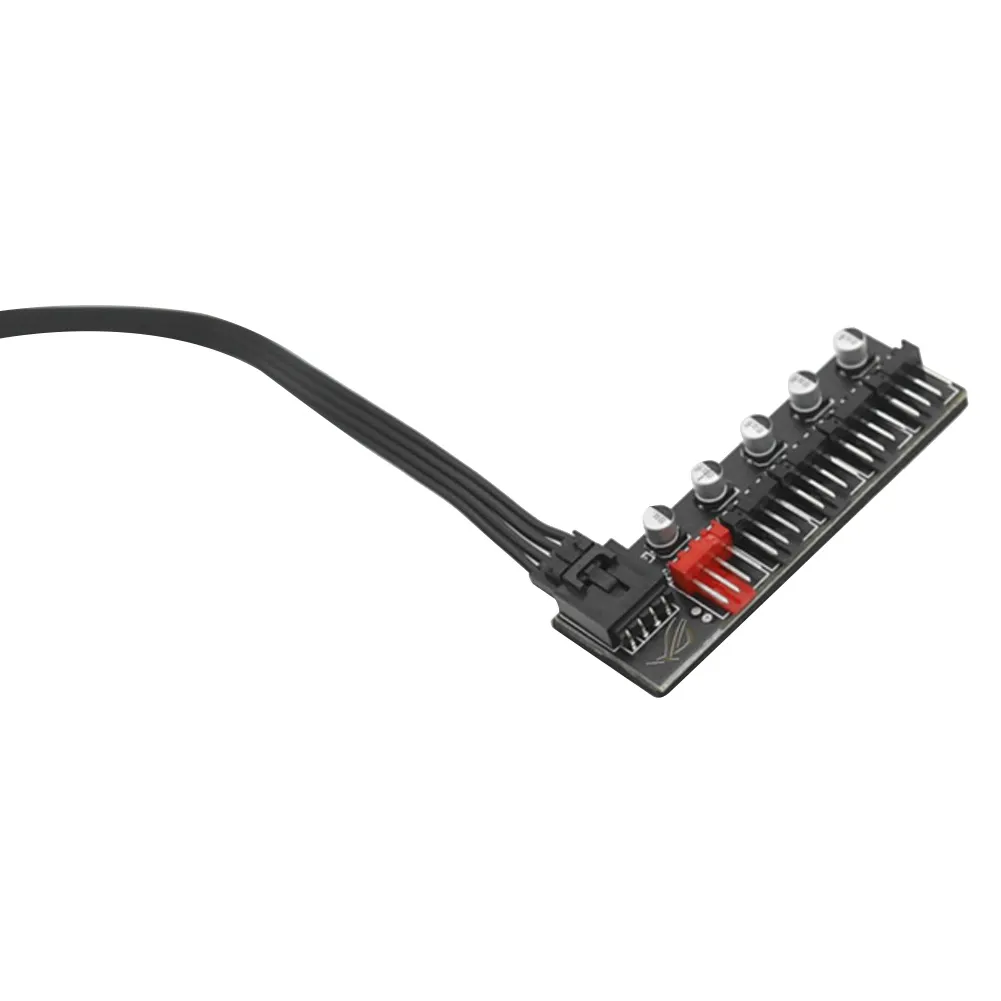 Fan Hub Pc Fancasee 4-Pin PWM Fan Power Supply Cable 1 To 10 Way ...