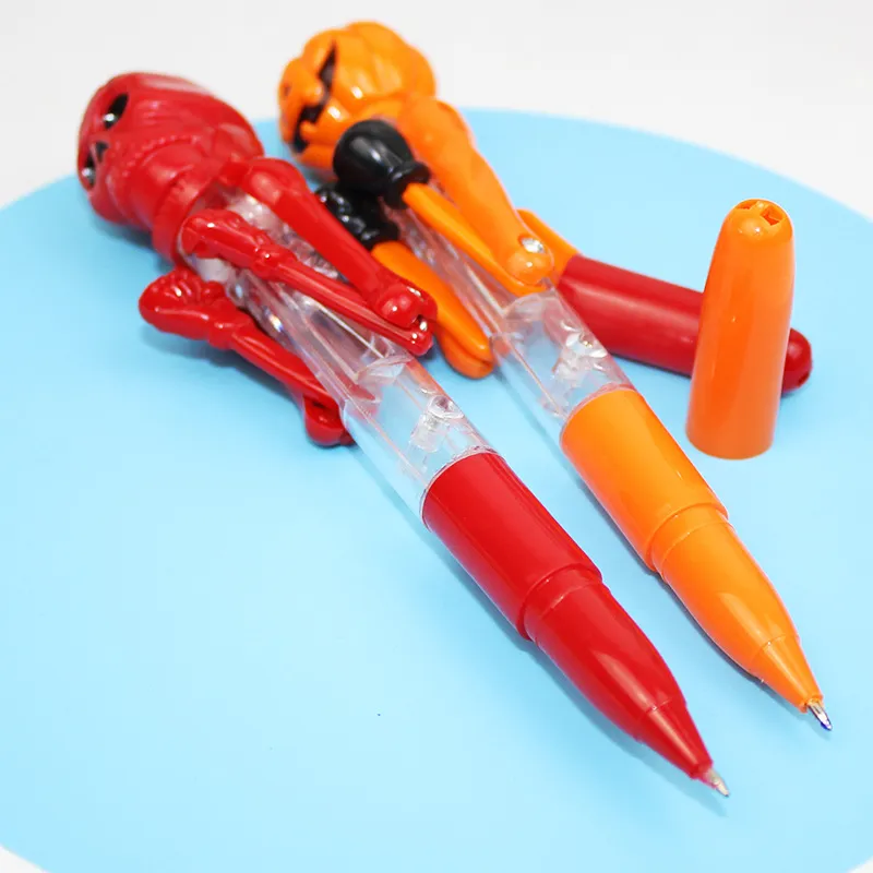 DHgate.com:Halloween Light-up Pumpkin Pen with Stress Relief Toy for ...