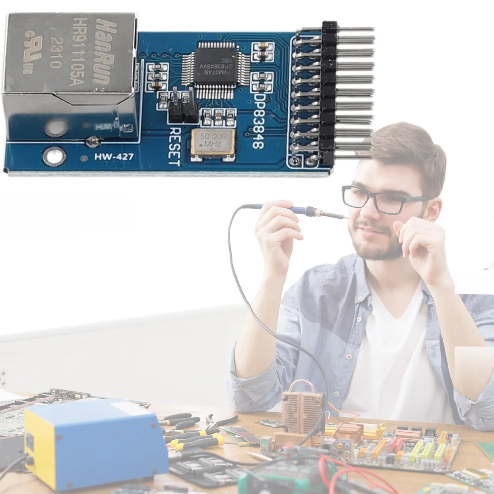 DP83848 USB-B Ethernet Transceiver WEB Server Dev Board w/RJ45 for Arduino from Dhgate Other ...