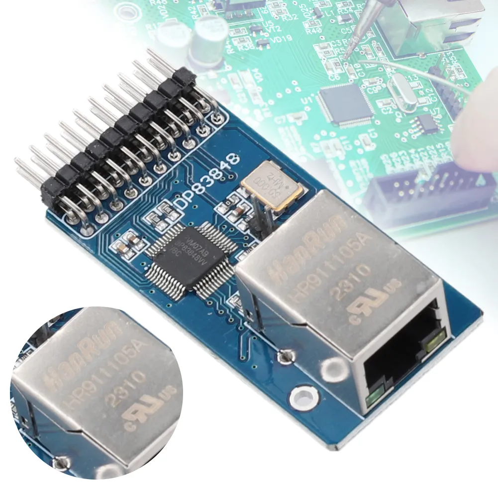 DP83848 USB-B Ethernet Transceiver WEB Server Dev Board w/RJ45 for Arduino from Dhgate Other ...
