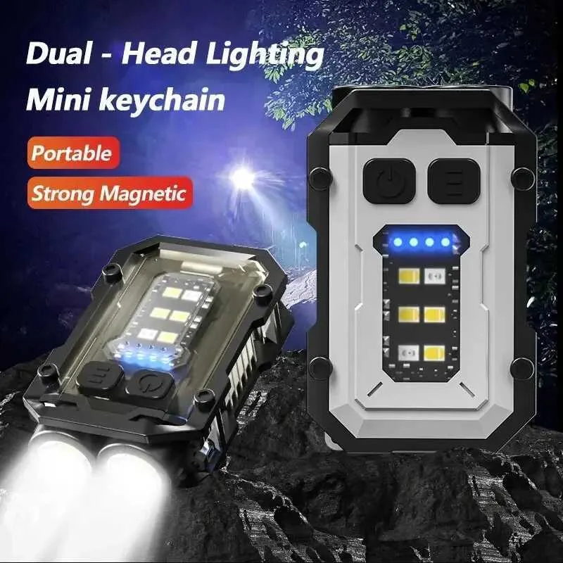 LigLX241109 Dual LED Flashlights Mini Keychain... From Urban_sweetheart ...