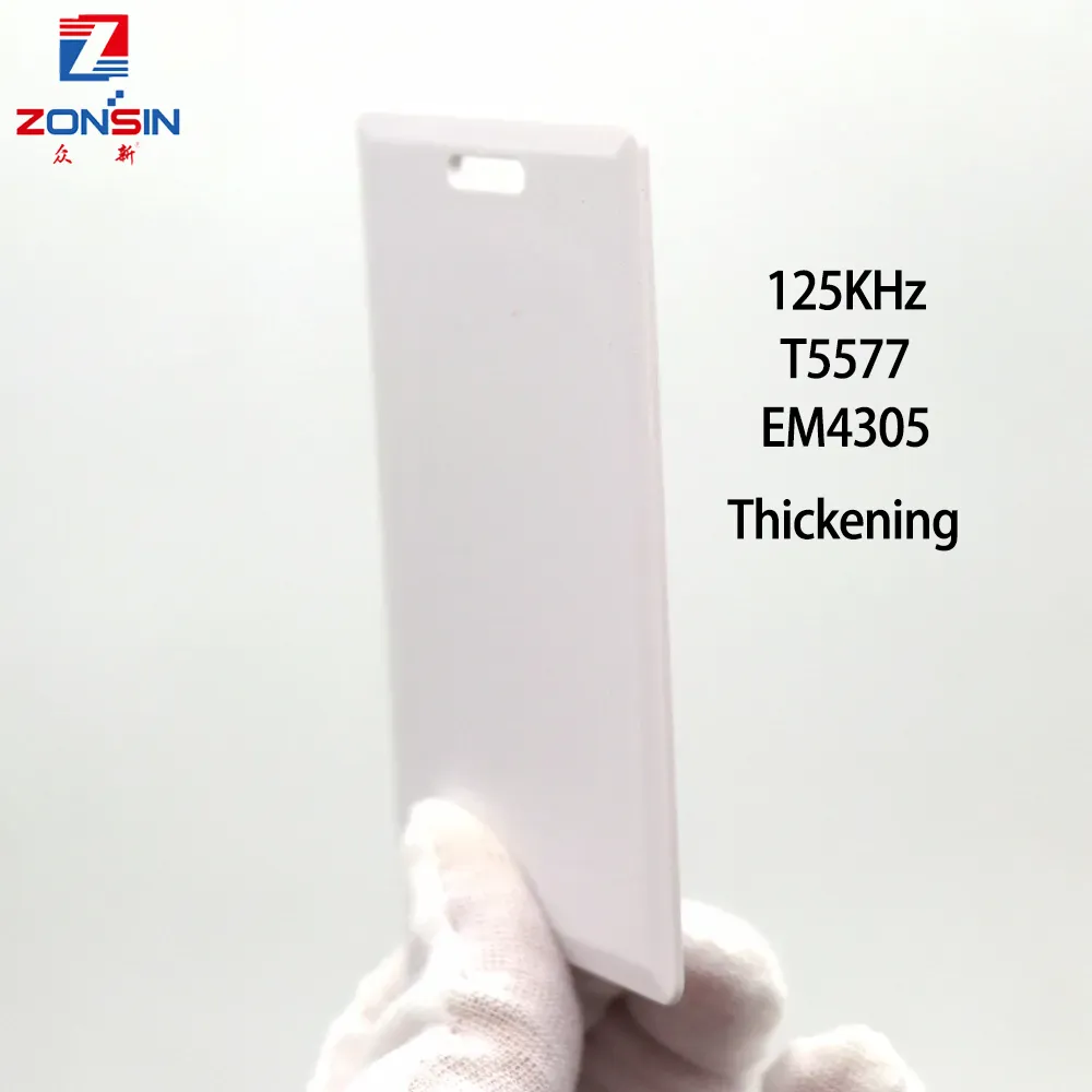 5-Pack 125Khz T5577 RFID Proximity Clamshell Cards - Pure White HID ...