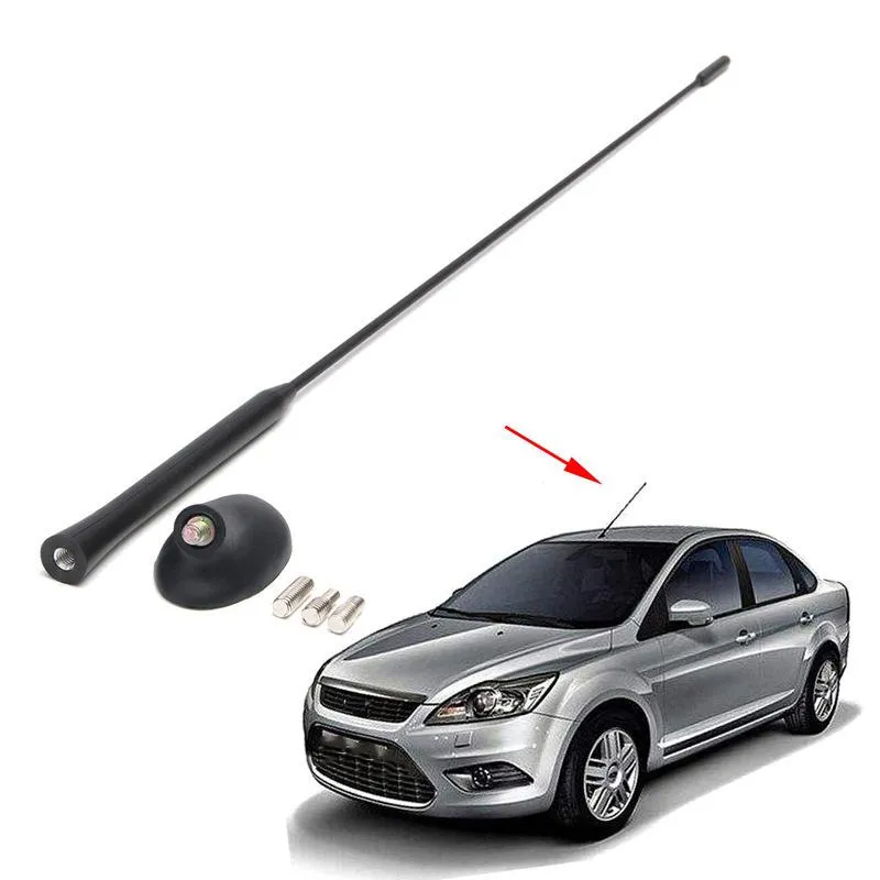 DHgate Model Car Antenna Base Kit Upgraded AM FM Radio Roof Aerial Mast Black Automobiles Motorcycles